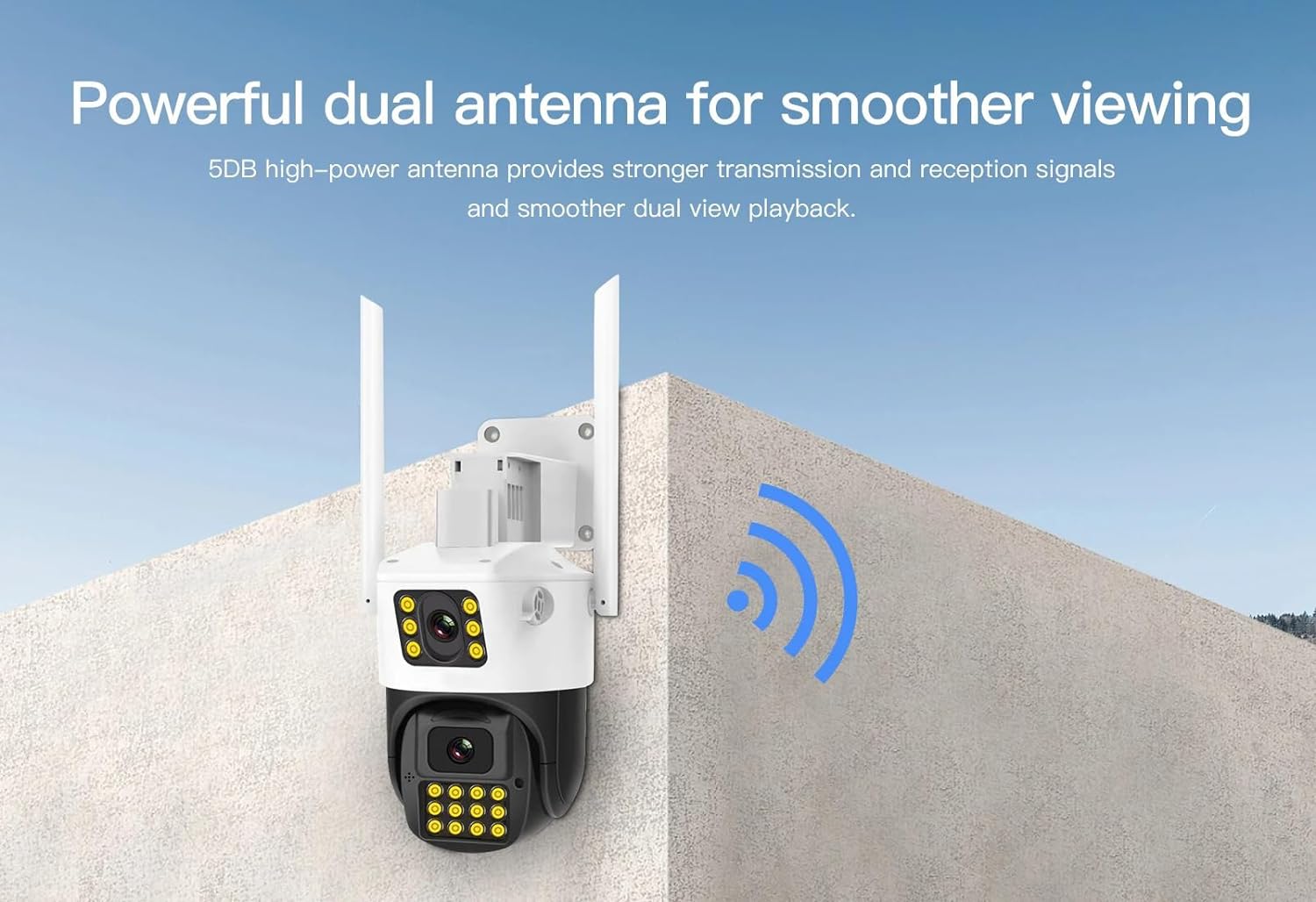 SuperCams 6MP HD 1080p Wi-Fi Dual Lens/Dual Screen Outdoor Camera – maizic