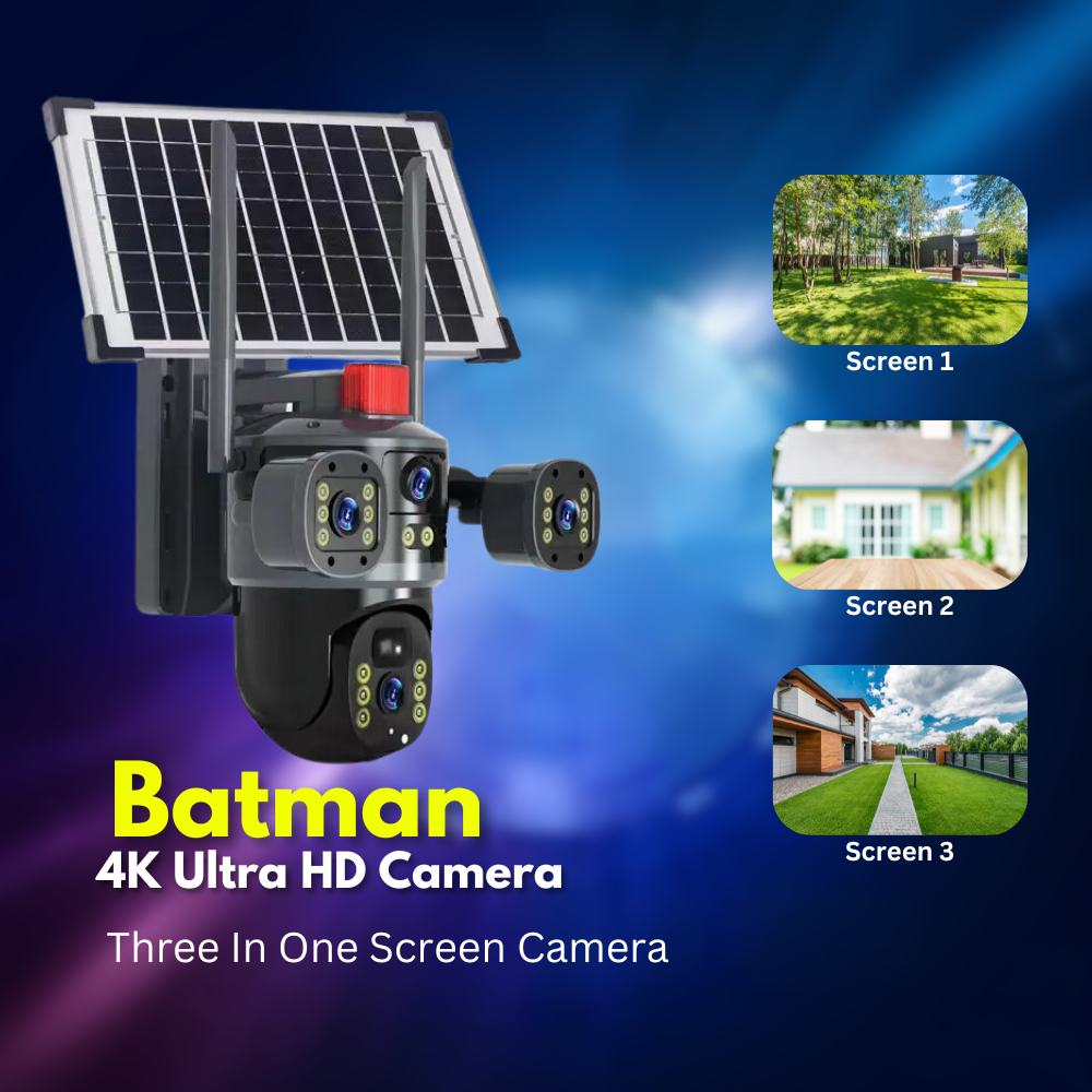 Maizic Smarthome Dual-Lens/Triple-Screen View 4K Ultra HD Pan & Tilt 4 ...