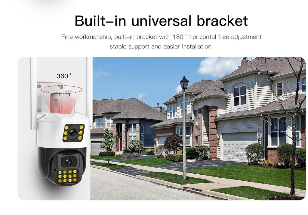 SuperCams 6MP HD 1080p Wi-Fi Dual Lens/Dual Screen Outdoor Camera – maizic