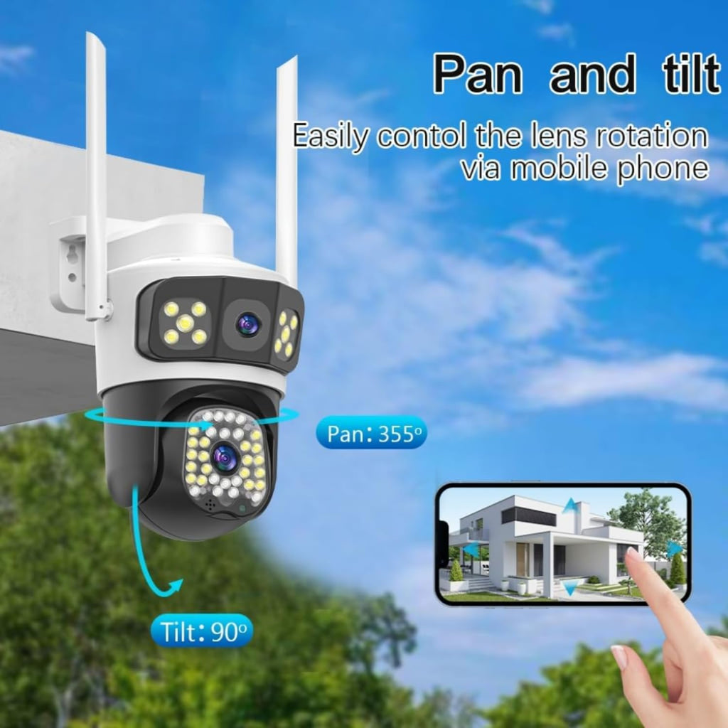 Maizic Smarthome IRIS Max 5+5MP Dual Lens Outdoor WiFi CCTV Camera | F ...