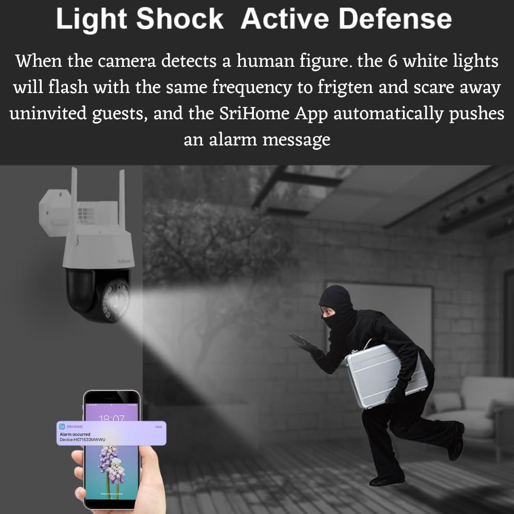 Maizic Ultracam Falcon 5MP HD CCTV Camera – 20X Optical Zoom, Dual-Ban ...