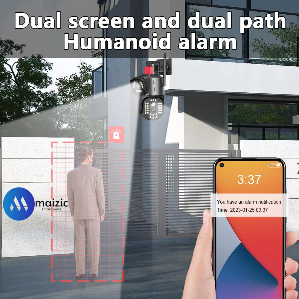 SuperCams 6MP HD Wi-Fi Dual Lens/Dual Screen Camera – maizic