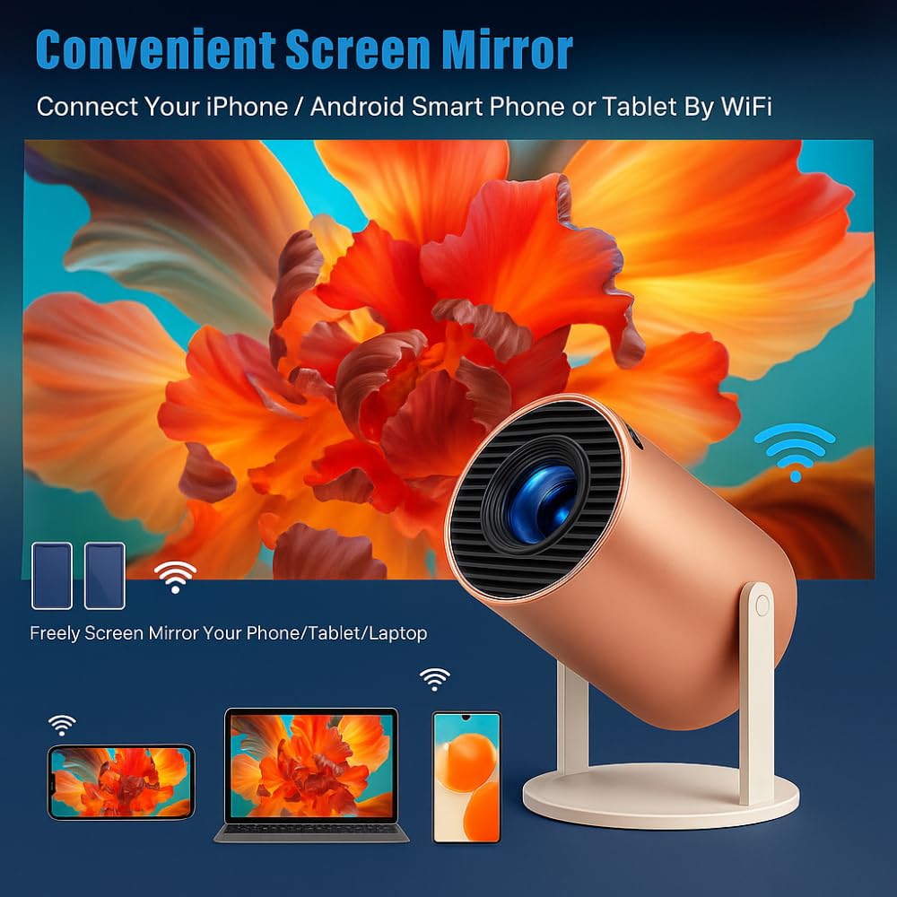 Maizic Smarthome Rose 2X Android Smart Projector | 13.0 OS | 950S Chip ...