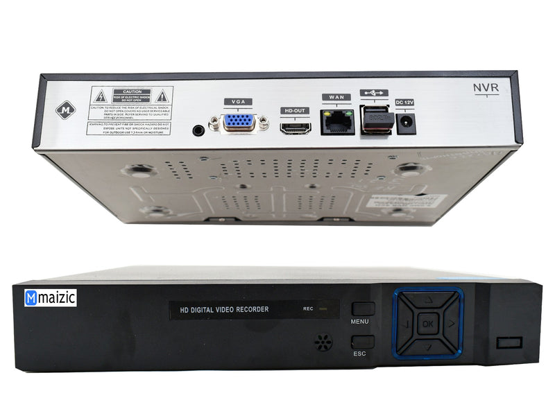 Maizic Smarthome 8 Channel 5 MP NVR / DVR for Security Cameras – maizic